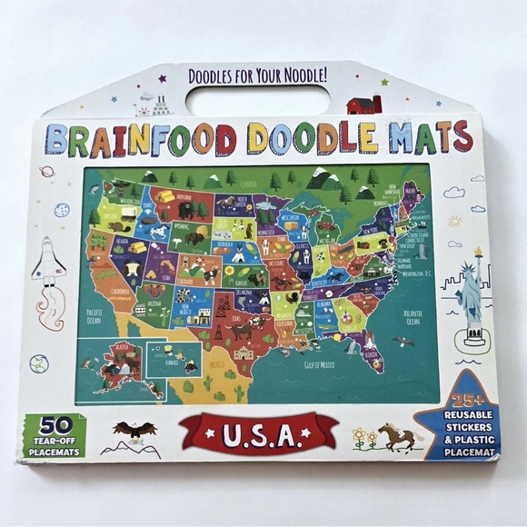 Toys | Doodle Mats Usa Map For Kids | Poshmark